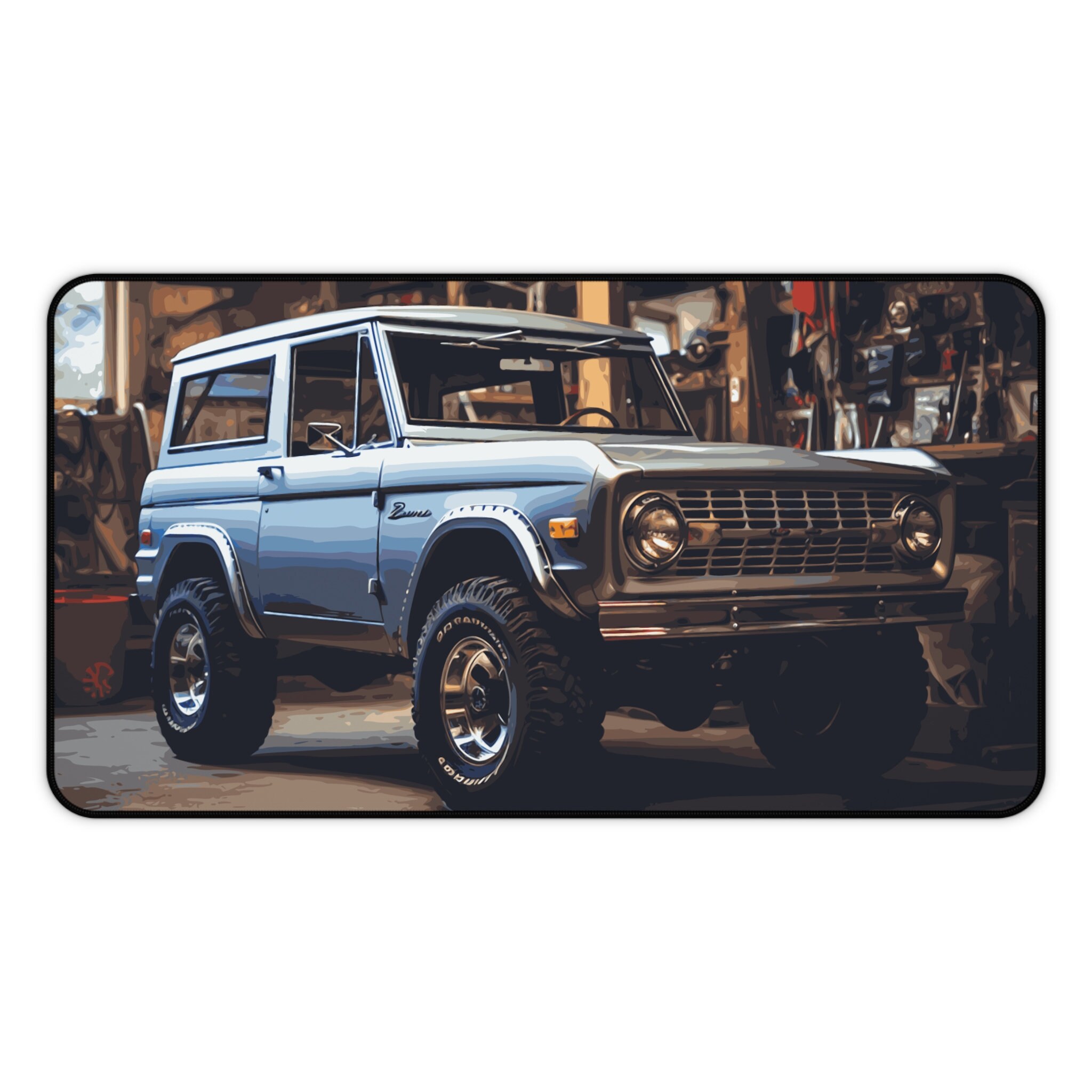 Ford Bronco Desk Pad Bronco Desk Mat Big Ford Bronco Mouse Pad Car Desk ...