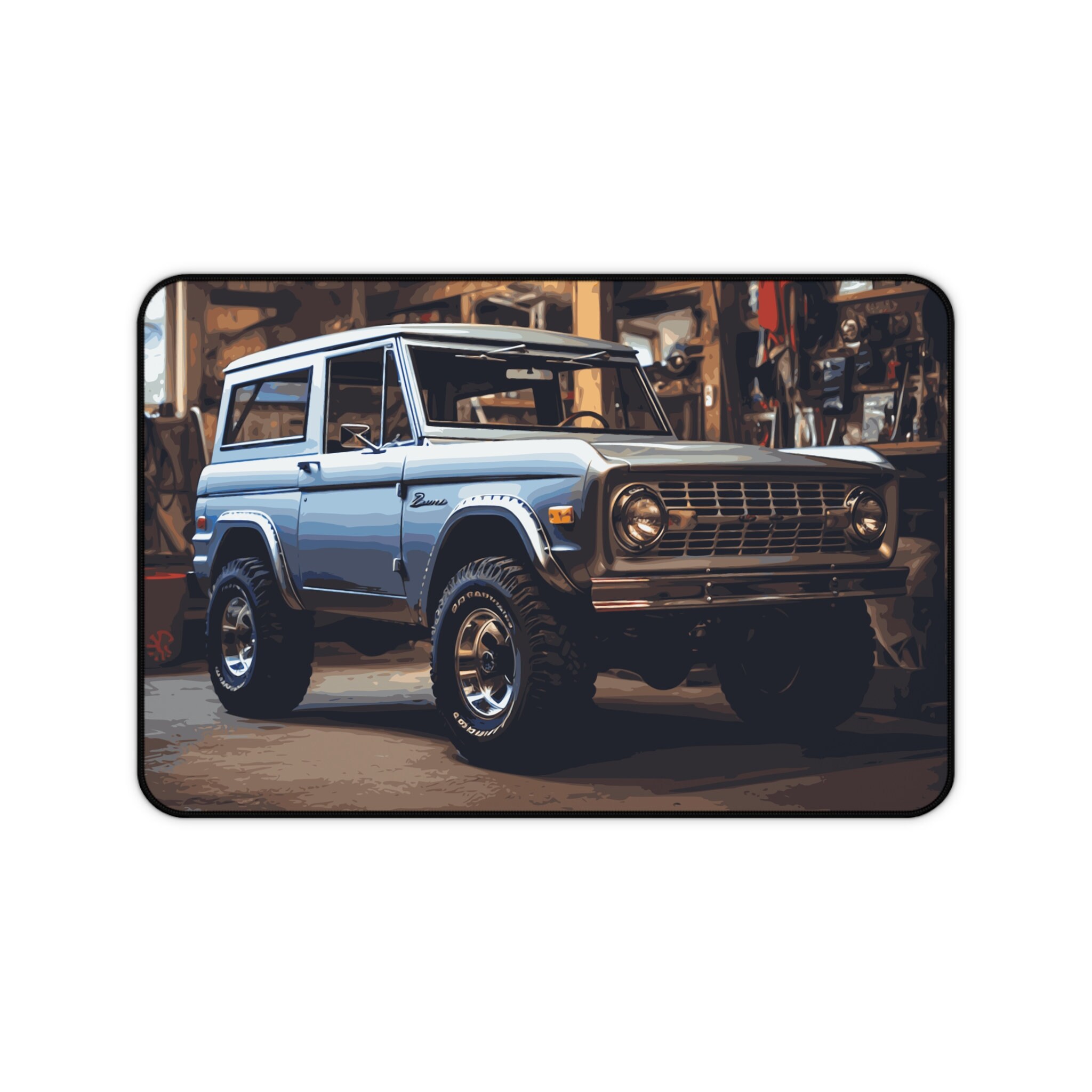 Ford Bronco Desk Pad Bronco Desk Mat Big Ford Bronco Mouse Pad Car Desk ...