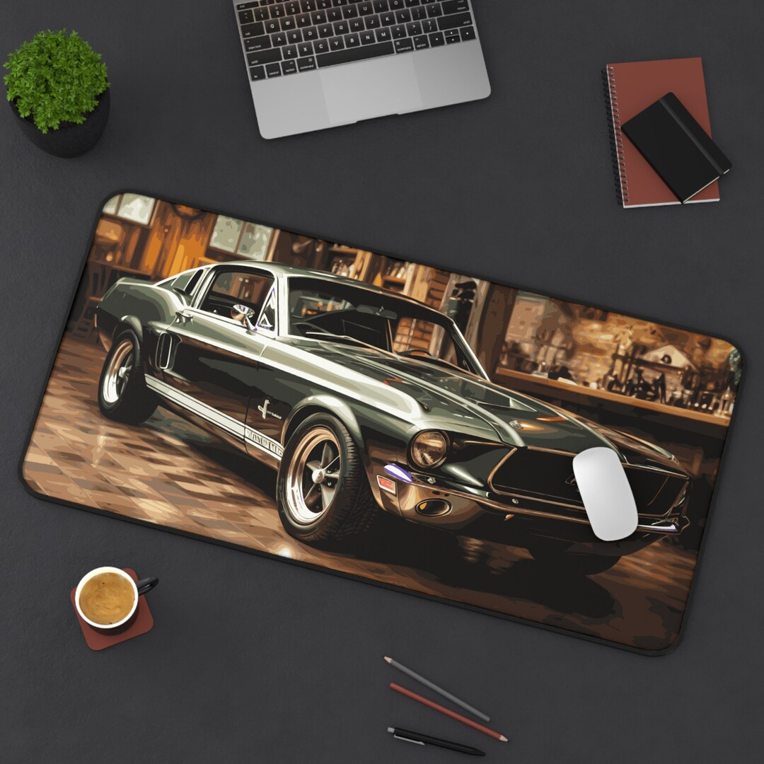 1968 Ford Mustang Desk Mat Mustang Desk Pad 1968 Mustang - Etsy