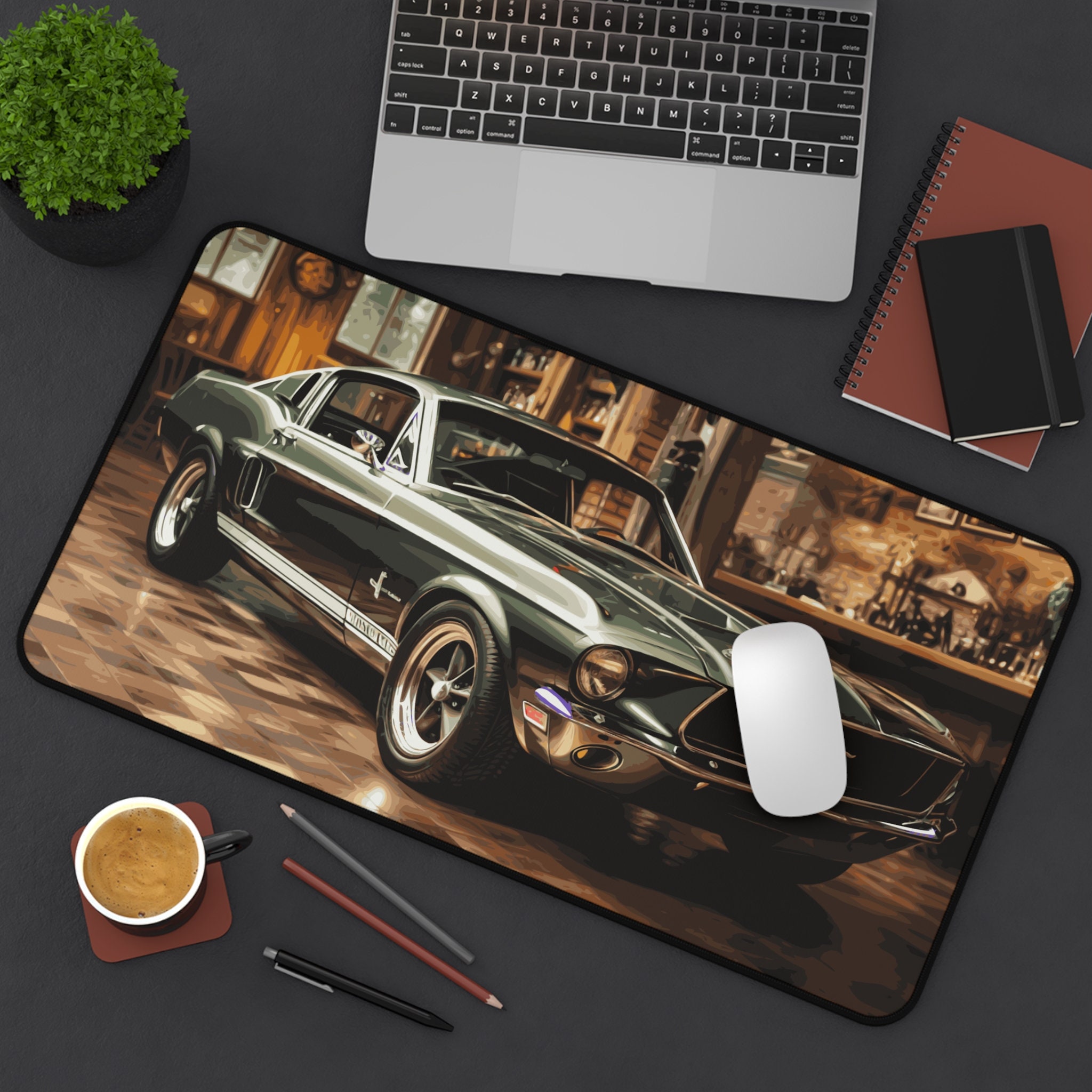 1968 Ford Mustang Desk Mat Mustang Desk Pad 1968 Mustang - Etsy