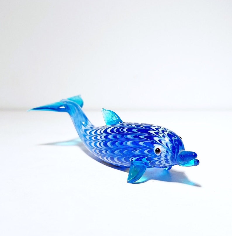 Lenox Art Glass Dolphin Figurine - Etsy