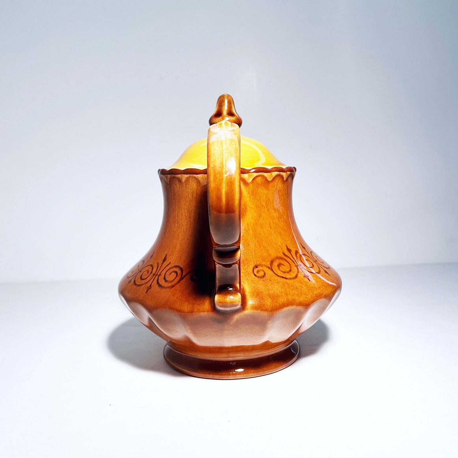 Vernon Ware Porcelain Teapot by Metlox. Circa 1980 - Etsy