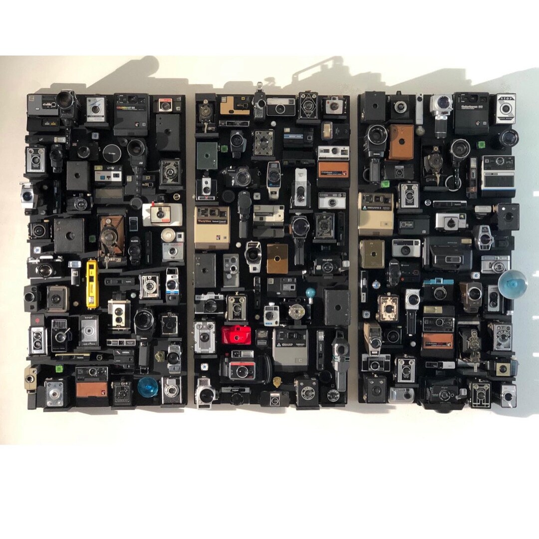 Art Installation Triptych 'smile 1, 2, 3' - Etsy