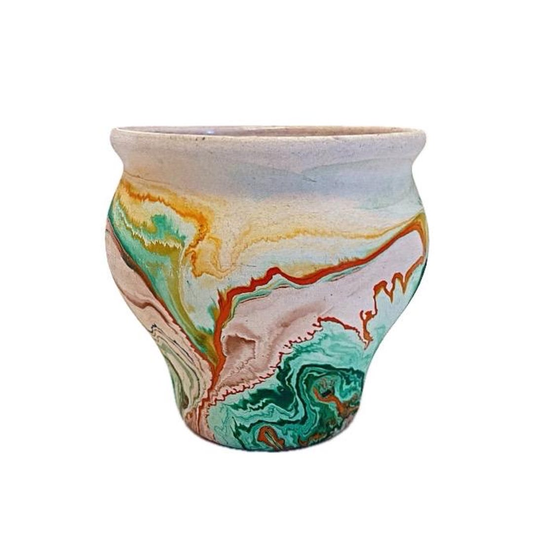 Vintage Nemadji Pottery Vase - Etsy