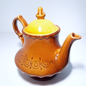 Vernon Ware Porcelain Teapot by Metlox. Circa 1980 - Etsy