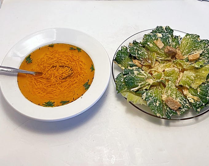 Display Faux Food Prop, Soup & Salad - Etsy