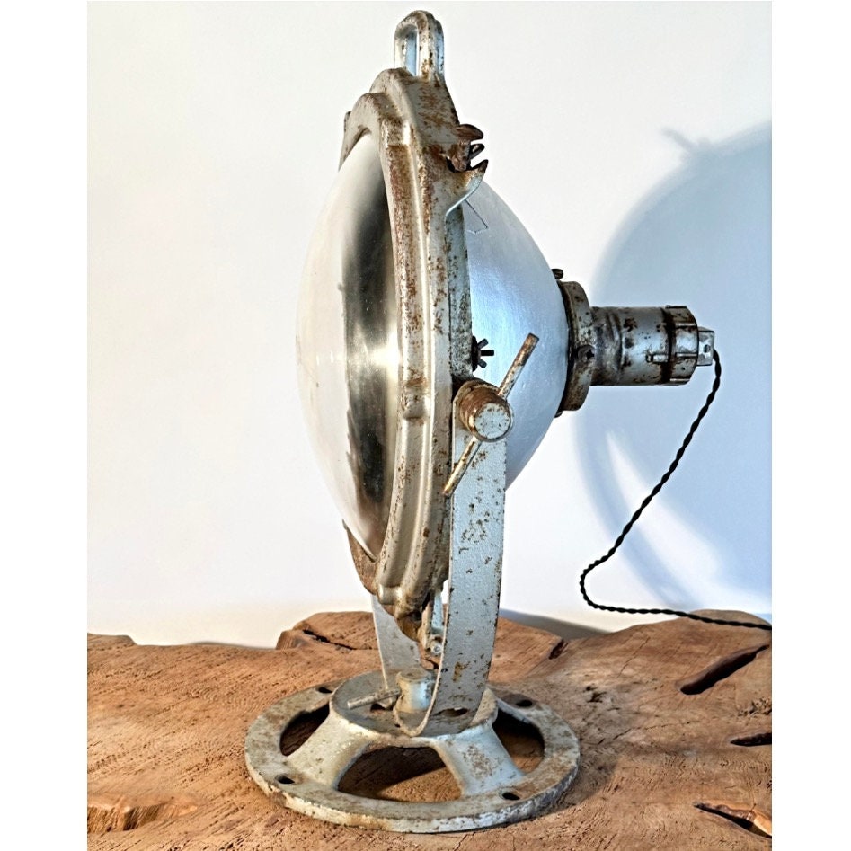 Vintage General Electric Nautical Ship Spotlight, Search Lamp - Etsy