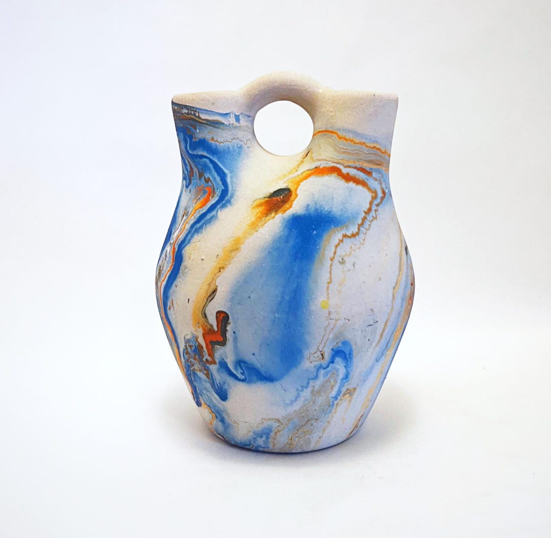 Vintage Nemadji Pottery, Double Spout Wedding Vase - Etsy