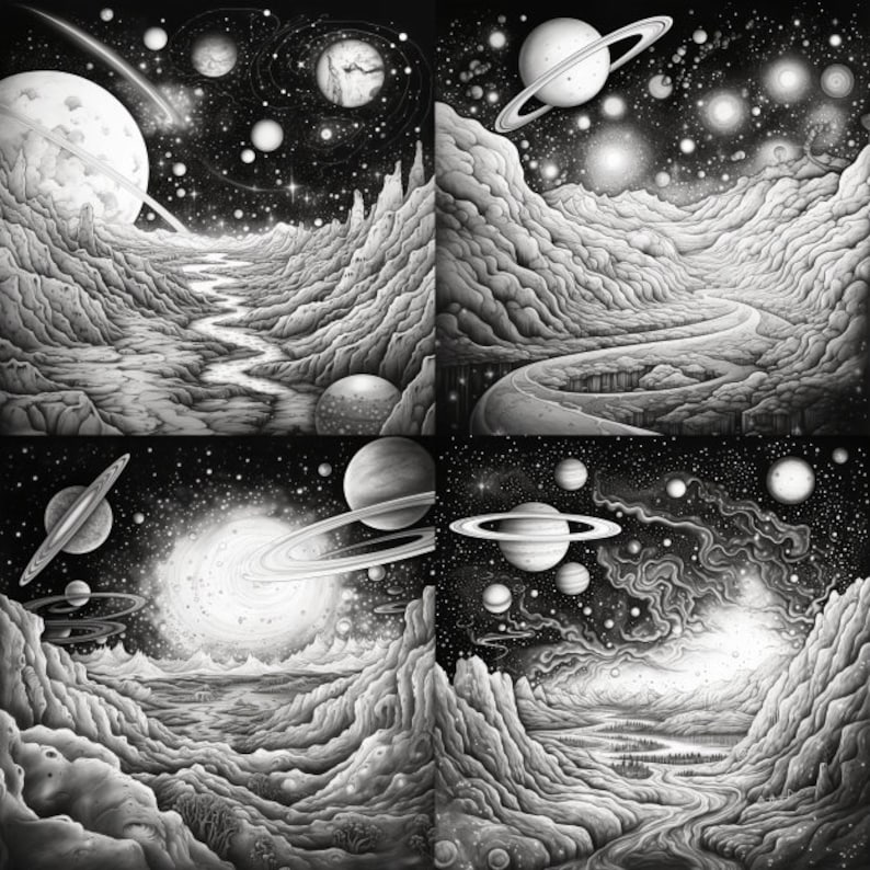 Advanced Coloring Pages - Etsy