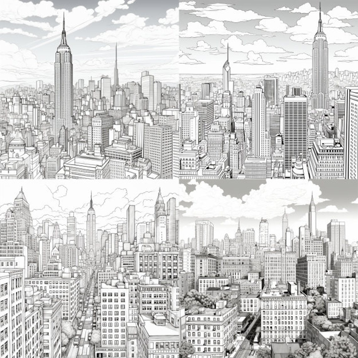 Advanced Coloring Pages - Etsy