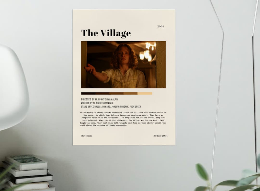 The Village M. Night Shyamalan Movie Poster Digital Download Print for ...