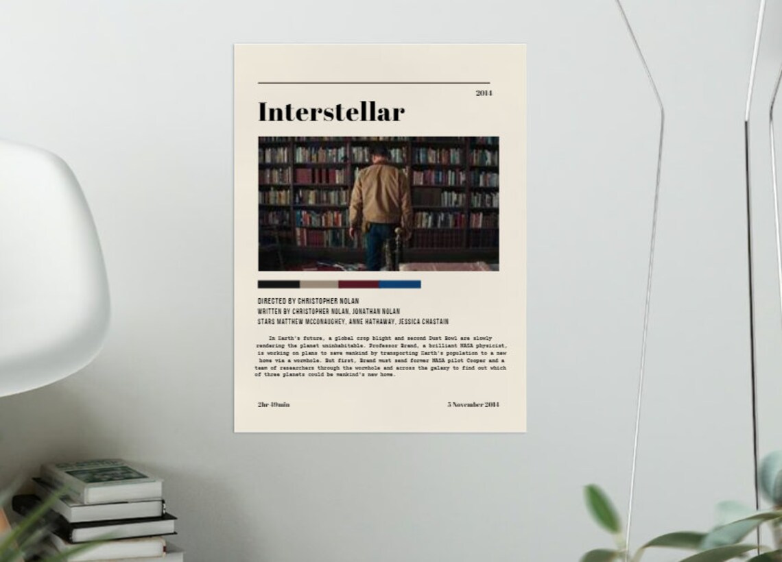 Interstellar Movie Bedroom Poster Digital Download Print - Etsy