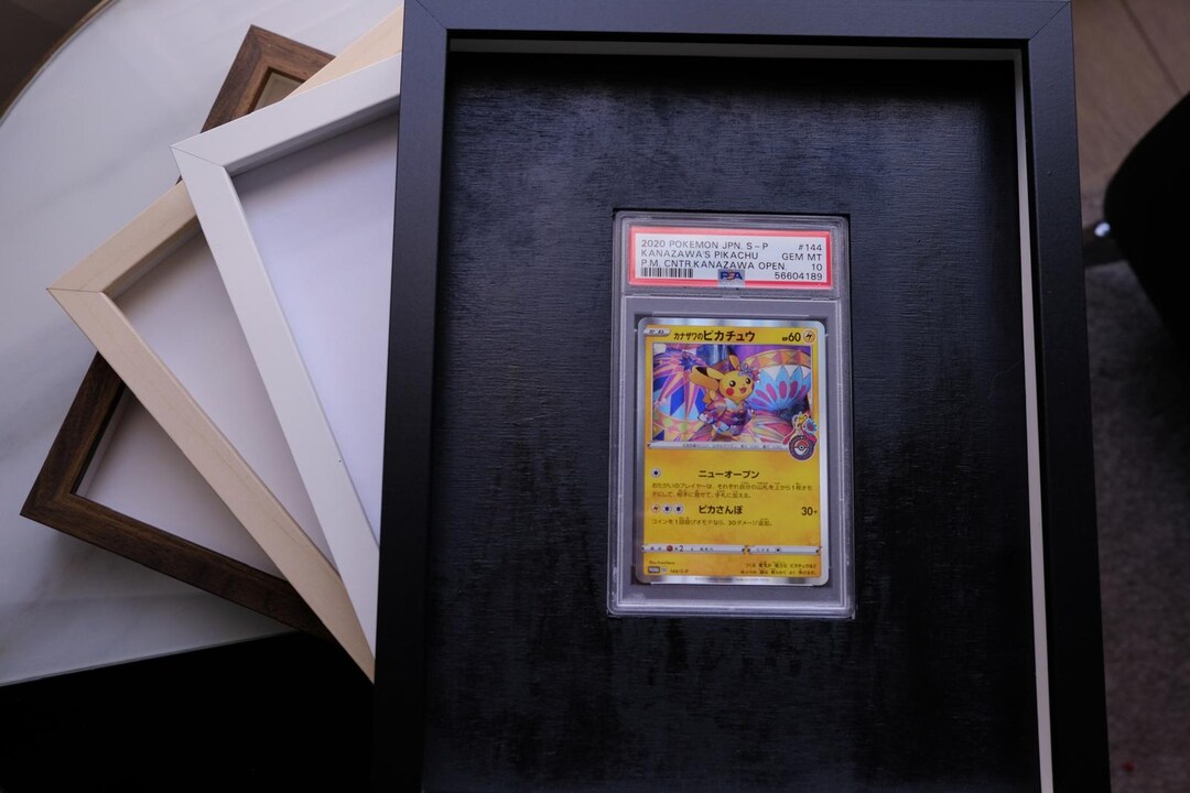 PSA Card Frame Wall Mountable PSA CGC Compatible Graded Cards Pokemon ...