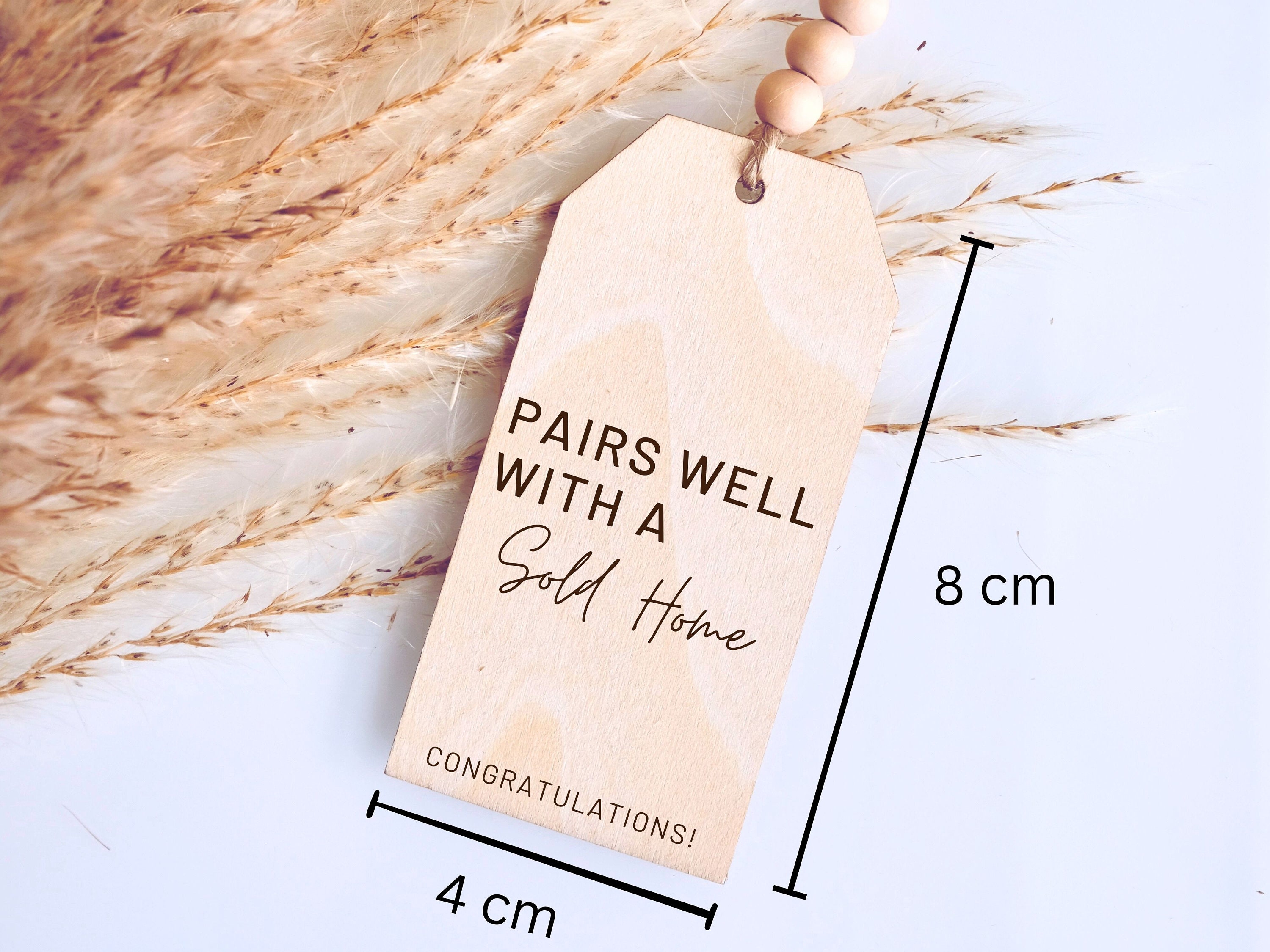 Custom Gift Tag for New Place Realtor Gift With Logo Closing Gift for ...