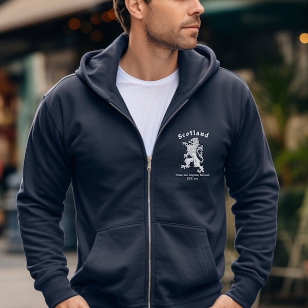 Zip up Scotland Hoodie - Etsy