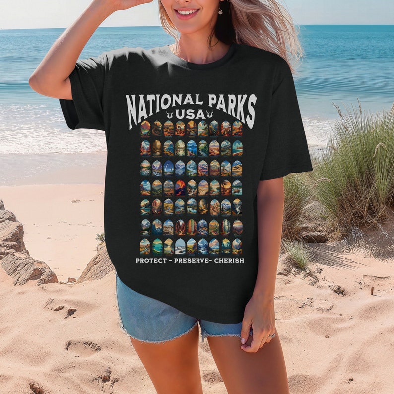National Parks Shirt, US National Park, Gifts National Parks, Camping ...