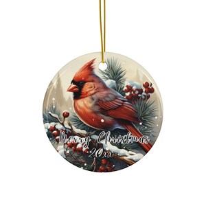 Personalized Cardinal Ornament, Twitcher Gift, Birder Ornament ...