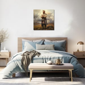 Highlander Warrior, Scottish Highlands, Scottish Gifts, Canvas Gallery ...