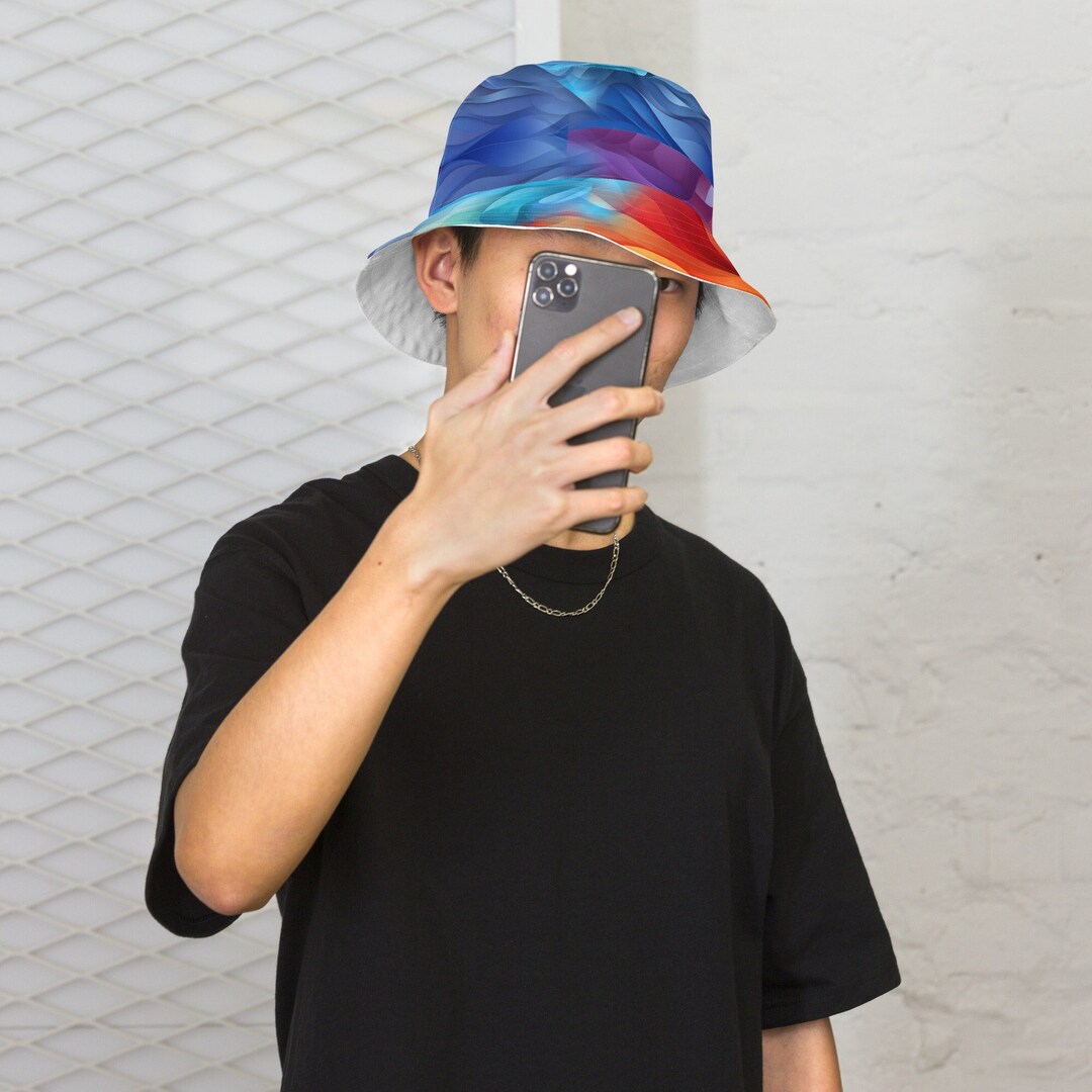 LGBTQ Reversible Bucket Hat, Gay Pride, Gay Hat, Trans Rights, Gay ...