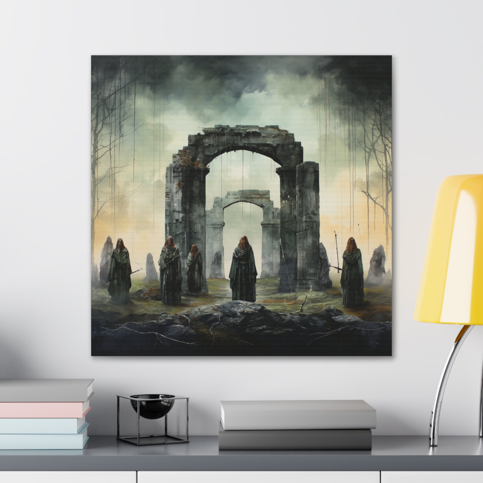 Druids, Scottish Highlands, Druid Art, Scottish Gifts, Canvas Gallery ...