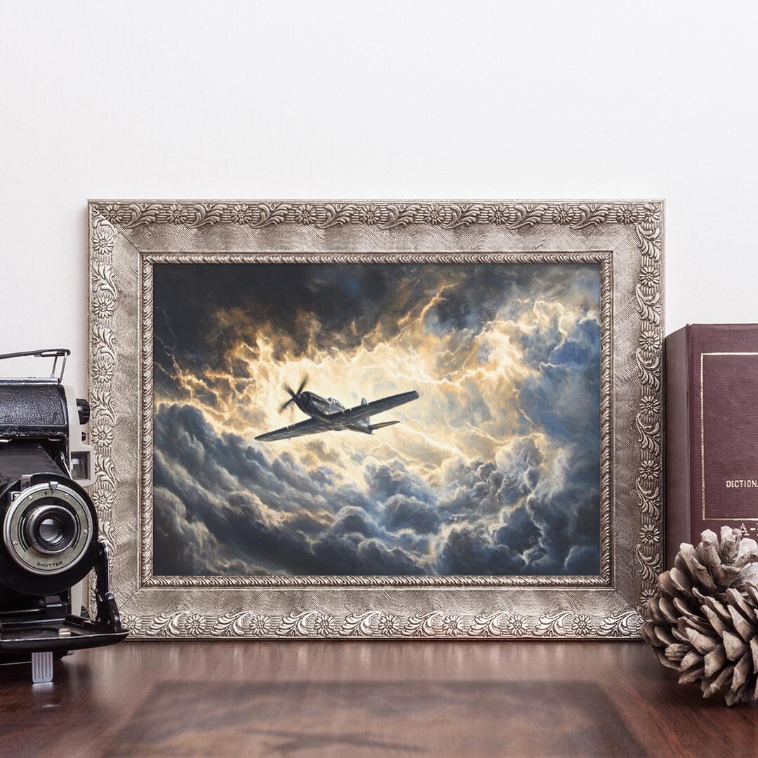 World War 2 POSTER, WW2 Fighter Pilot, Vintage Plane Poster, LGBTQ ...