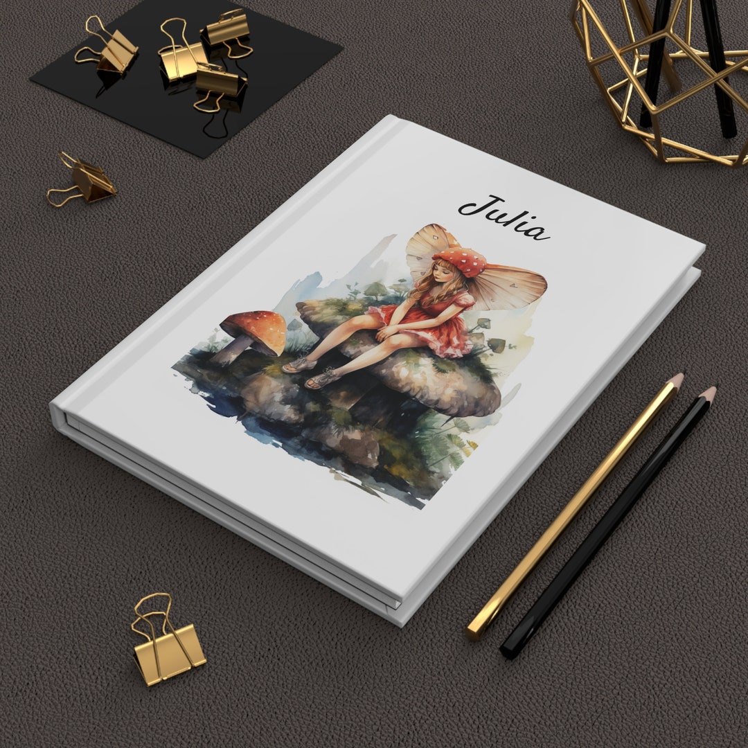 Personalized Fairy Journal, Custom Journal, Hardcover Fairy Journal ...