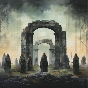 Druids, Scottish Highlands, Druid Art, Scottish Gifts, Canvas Gallery ...
