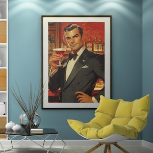 Vintage Style POSTER, Cocktails, 1940's Art, 1950's Art, 1960's Art ...