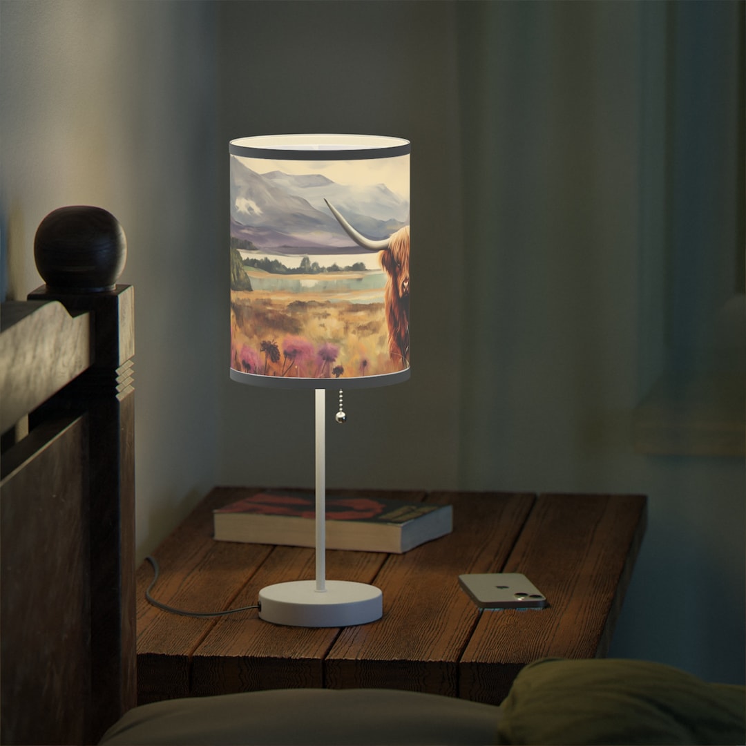 Scottish Gifts, Scotland Lamp, Highland Cow Gift, Highlands of Scotland ...