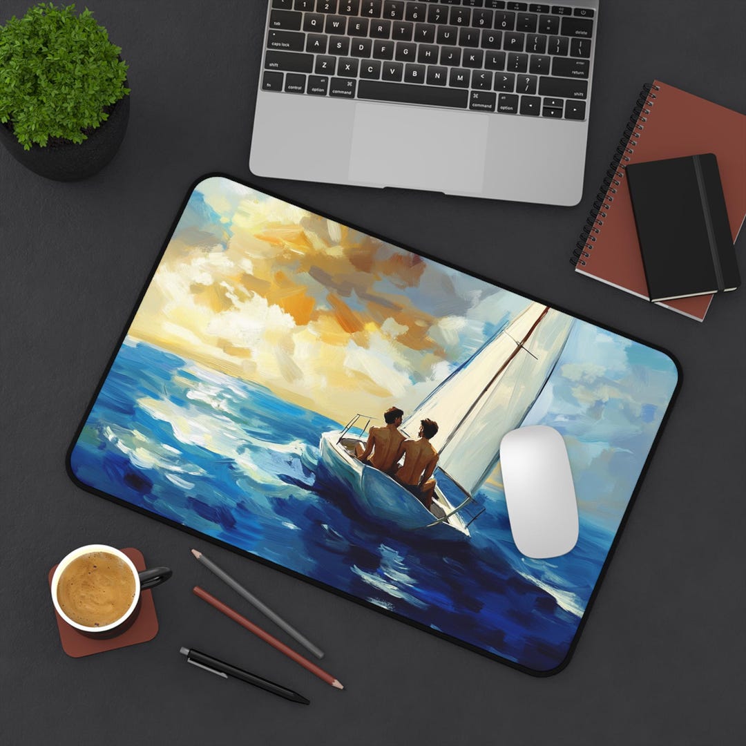 LGBTQ Desk Mat, Gay Male Gaming Mouse Pad, Large Mousepad, MTG Playmat ...