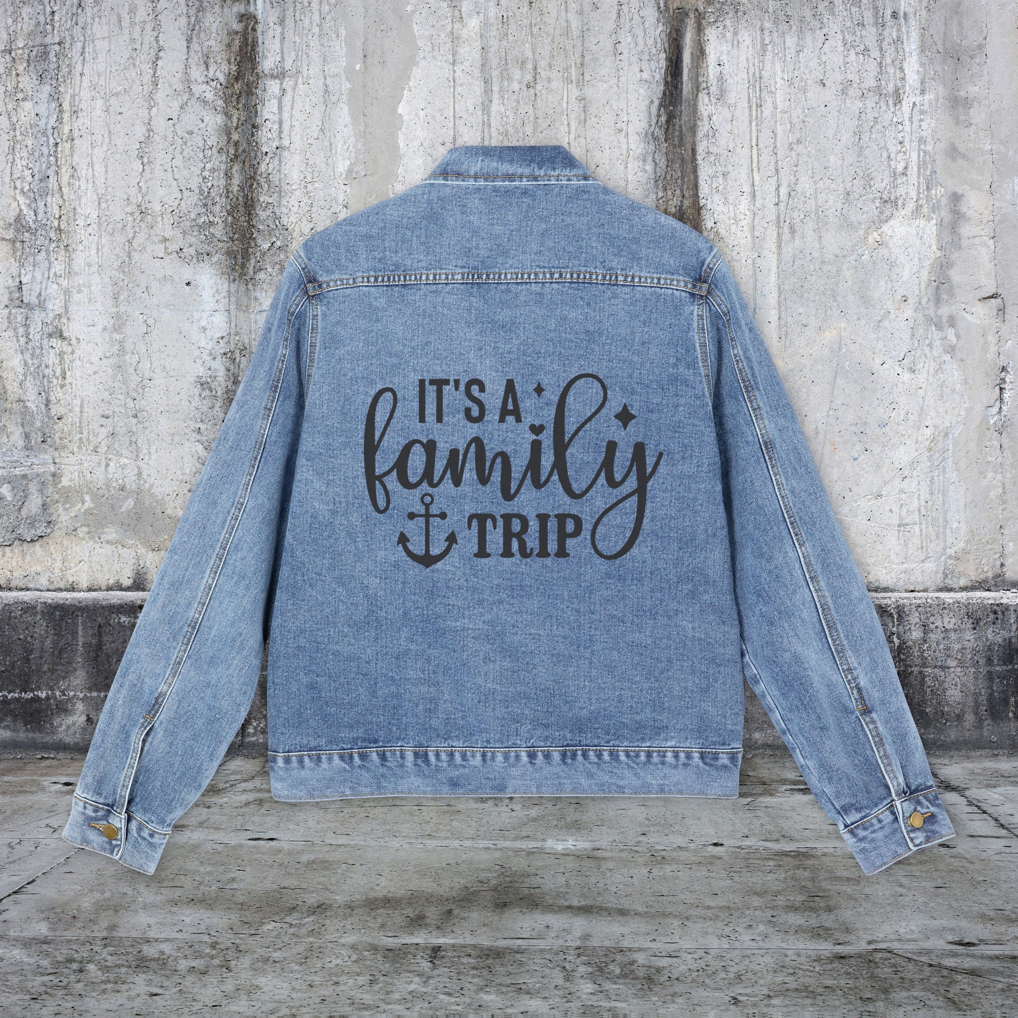 Denim Jacket, Family Trips, Jean Jacket Family, Family Vacations ...