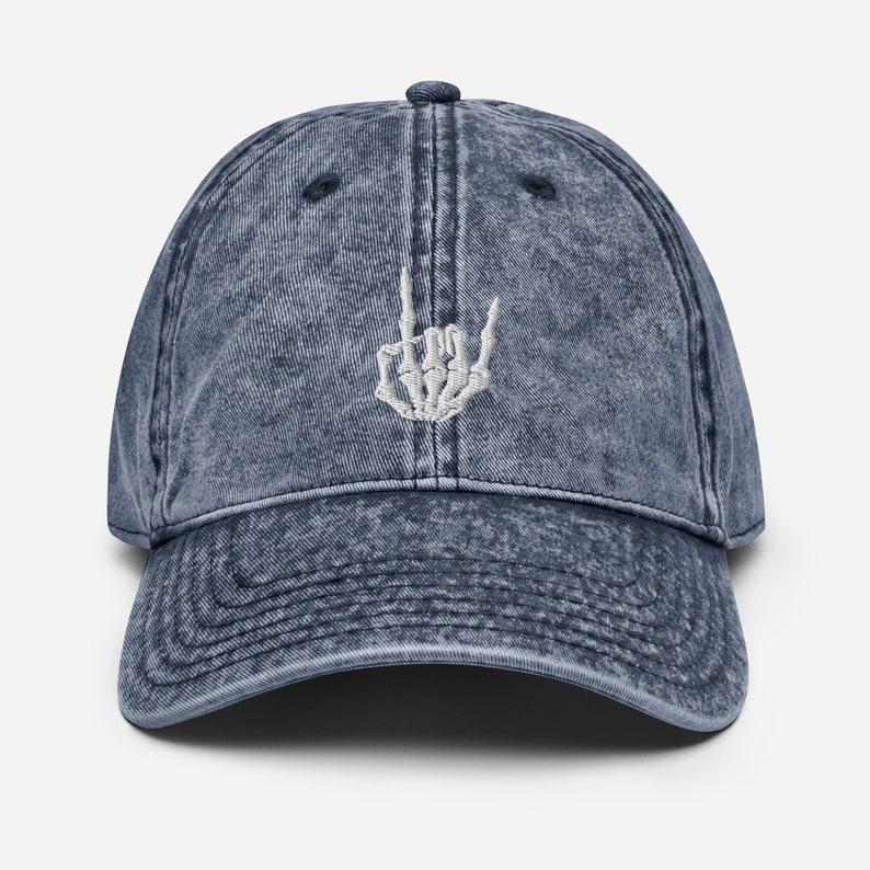 Embroidered Skeleton Hand, Embroidery Hat, Boho Design Hat, Skelton Cap ...