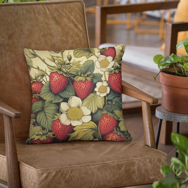 Pillows With Strawberries - Etsy