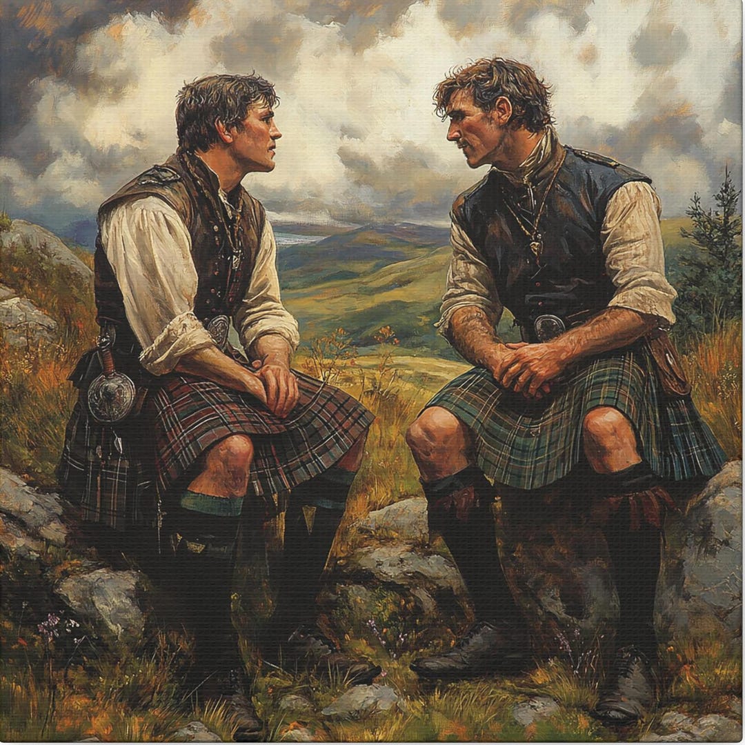 Highlander Warriors, Scottish Highlands, Scottish Gifts, Canvas Gallery ...