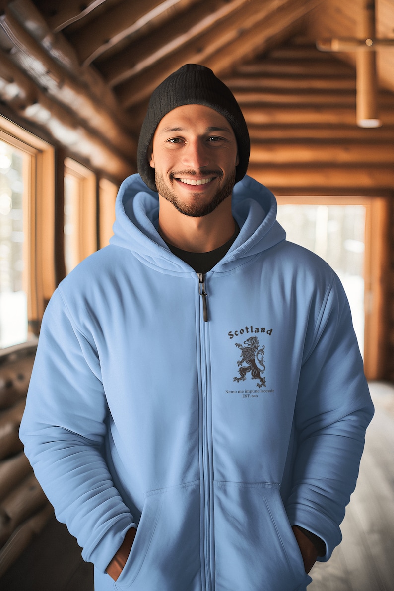 EMBROIDERED Hoodie, Scotland, Scottish Gifts, Embroidery Hoodie ...