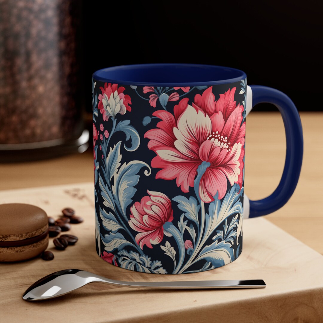 Preppy Mug Coffee Cup Boho Coca Mug Boho Accent Mug Preppy - Etsy