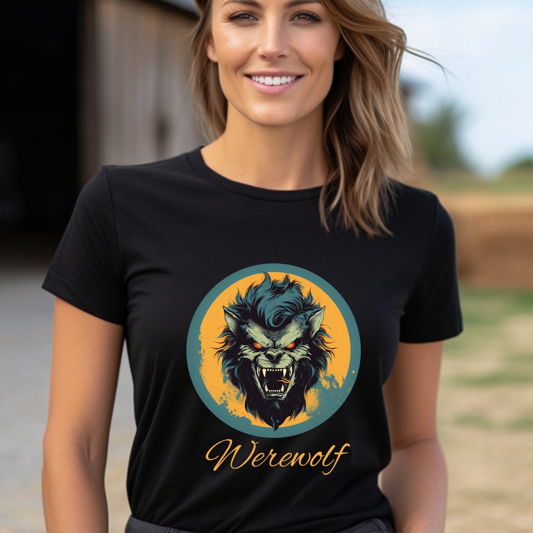 Werewolf Shirt Halloween Costume Halloween Party Shirt Werewolf Shirt ...