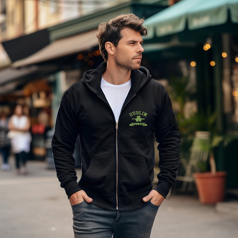 Ireland Hoodie Zipper - Etsy