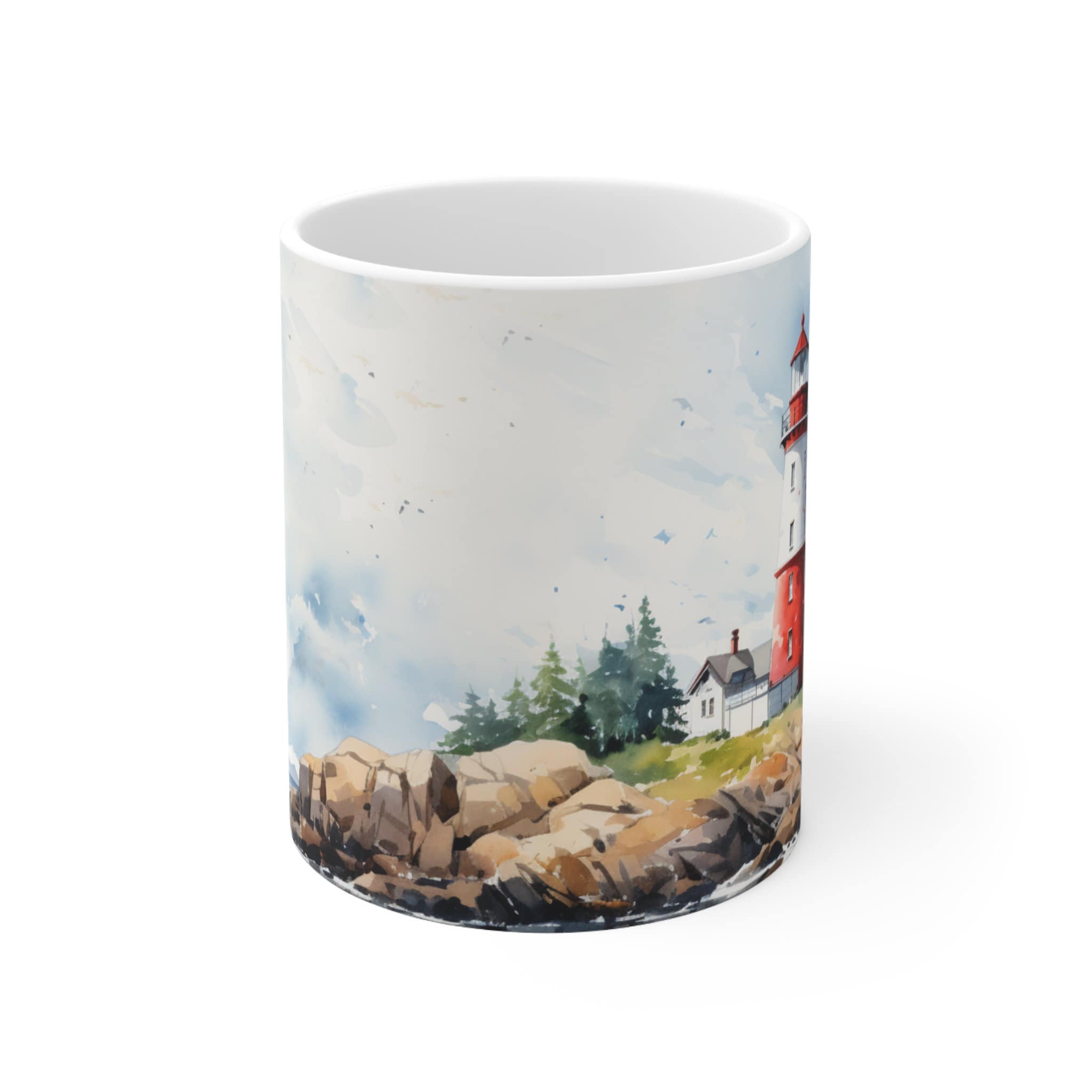 Lighthouse Decor, Lighthouse Mug, Light House Mug, Lighthouse Charm ...