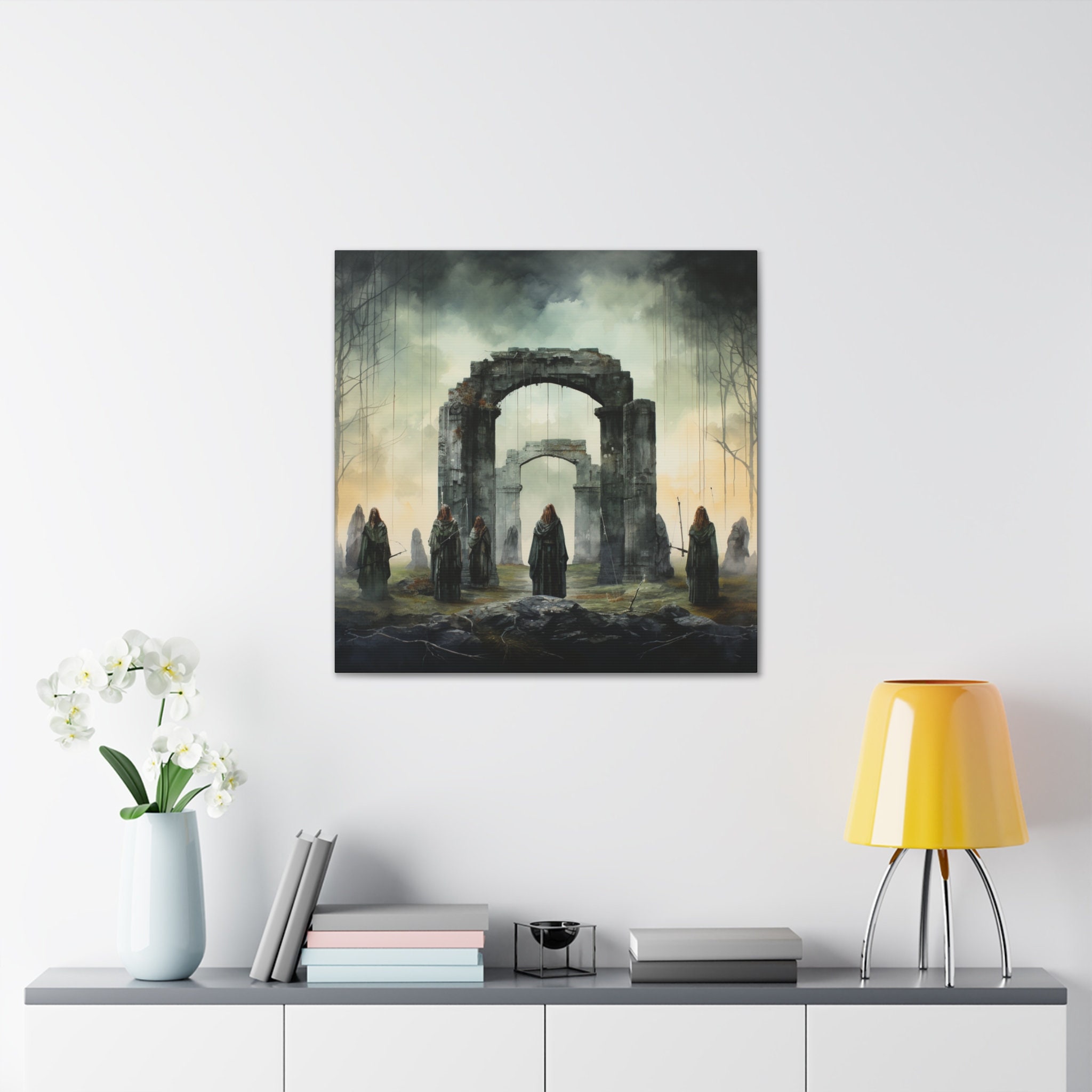 Druids, Scottish Highlands, Druid Art, Scottish Gifts, Canvas Gallery ...