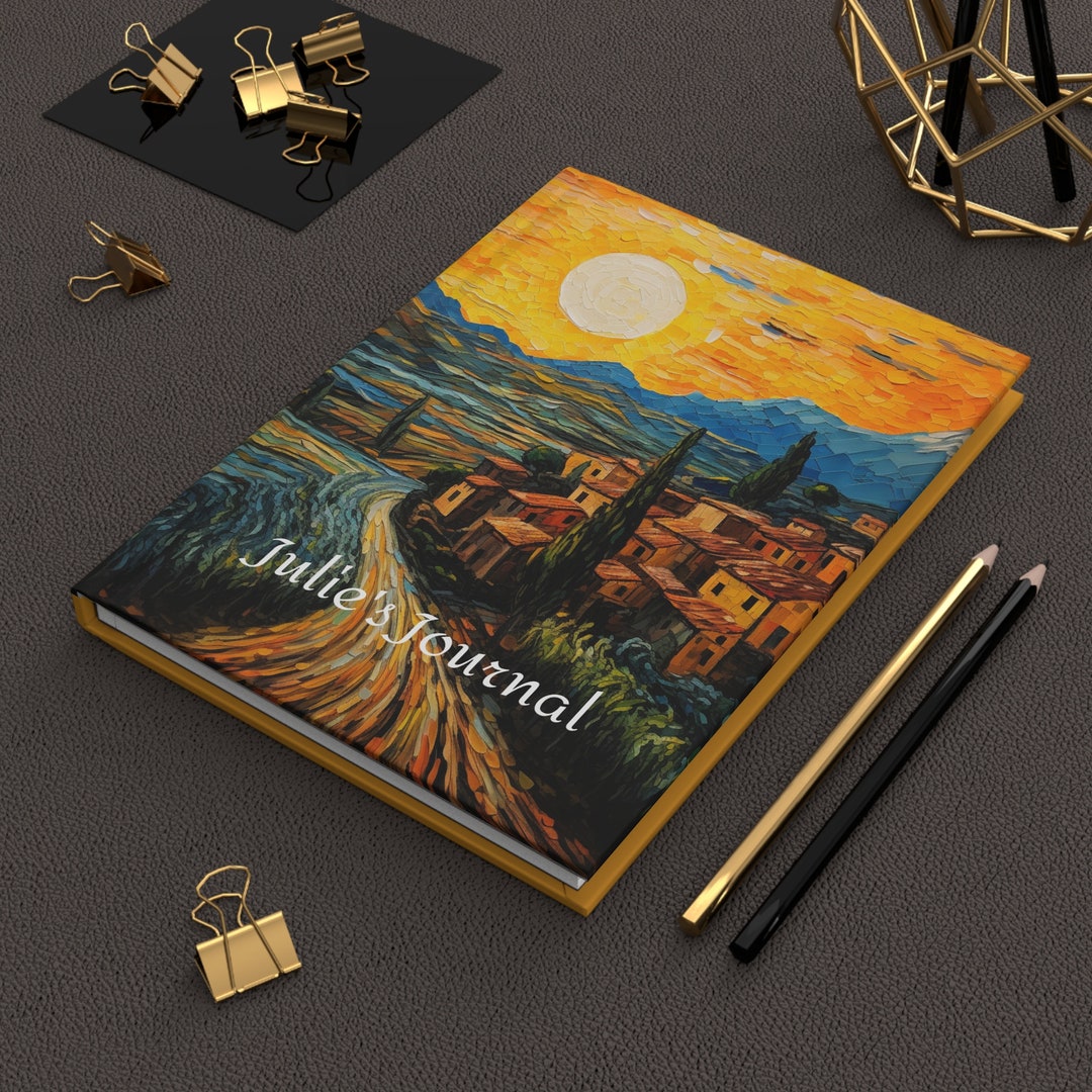 Personalized Tuscany Journal Diary, Italy, Hardcover Journal, Italy ...