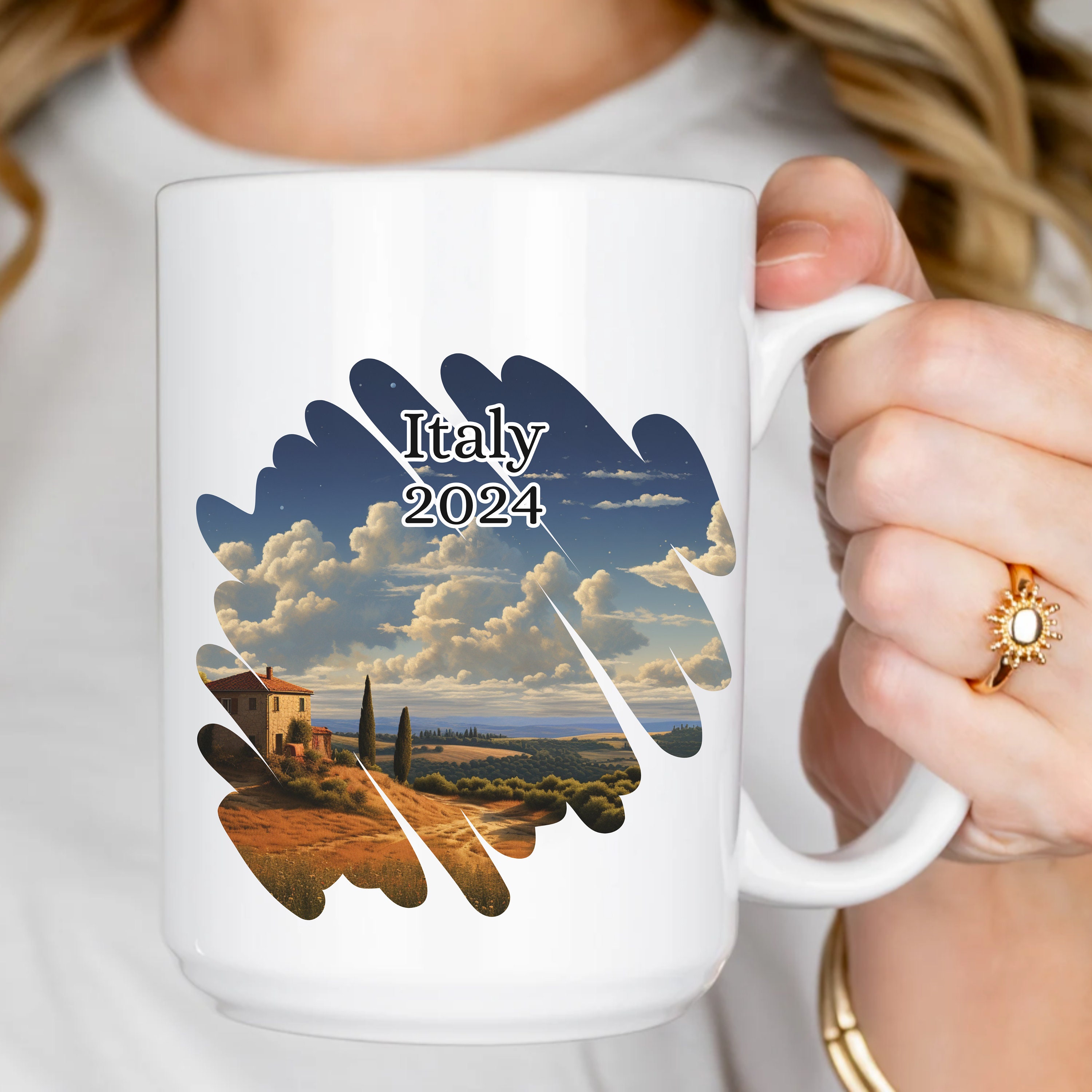 Italy Personalized Mug, Tuscany Custom Mug, Italy Memories, Tuscan ...