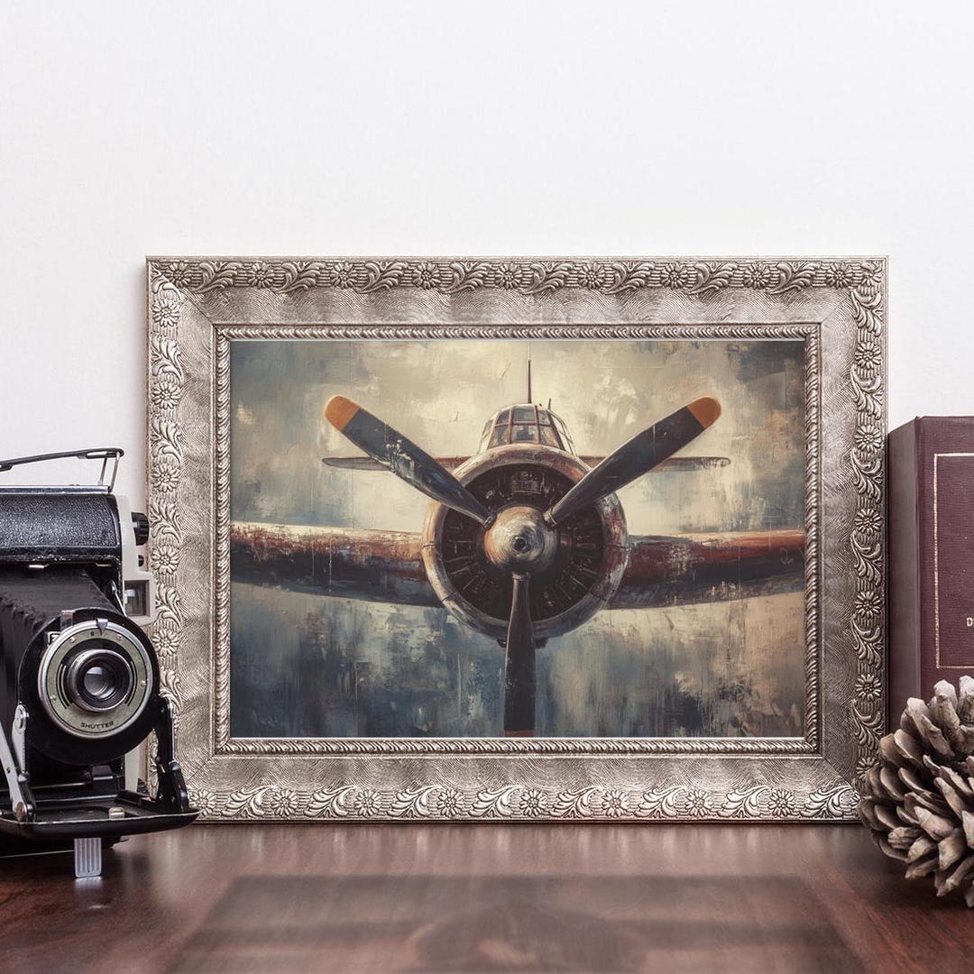 World War 2 POSTER, WW2 Fighter Plane, Vintage Plane Poster, Poster ...