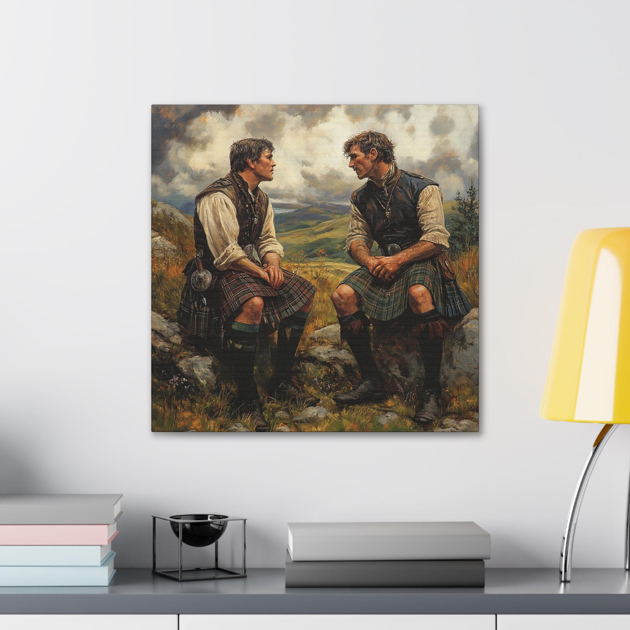 Highlander Warriors, Scottish Highlands, Scottish Gifts, Canvas Gallery ...