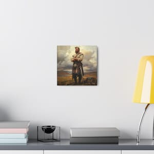Highlander Warrior, Scottish Highlands, Scottish Gifts, Canvas Gallery ...