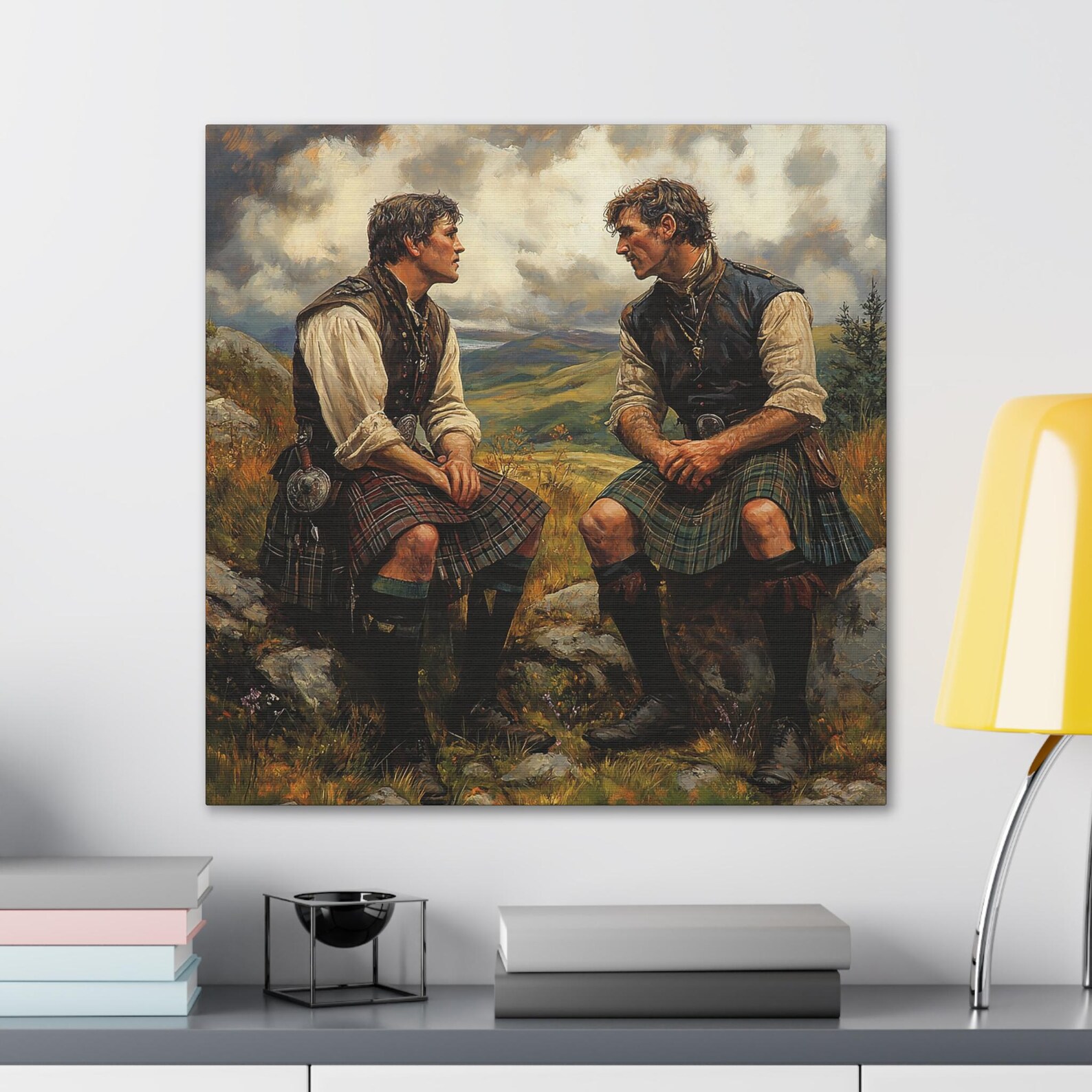 Highlander Warriors, Scottish Highlands, Scottish Gifts, Canvas Gallery ...