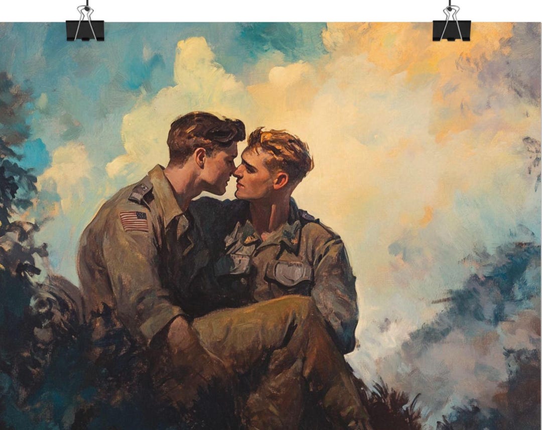 LGBTQ Pilot POSTER, WW2 Fighter Pilot, Vintage Plane Poster, LGBTQ ...