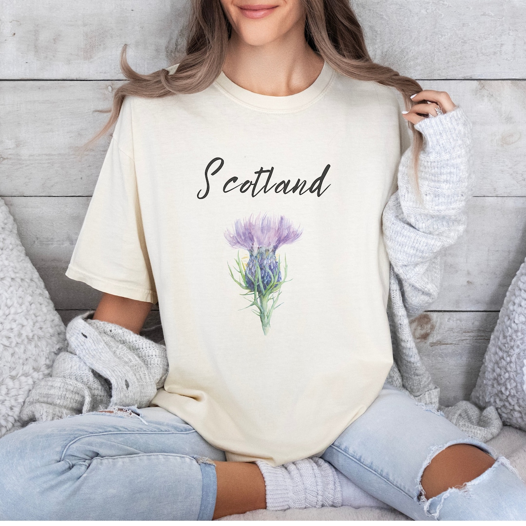 Scottish Thistle Shirt, Scotland, Scottish Gifts, Scotland Gifts ...
