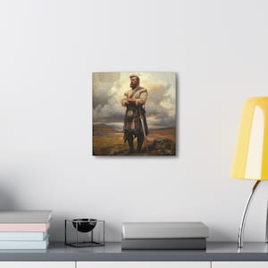 Highlander Warrior, Scottish Highlands, Scottish Gifts, Canvas Gallery ...