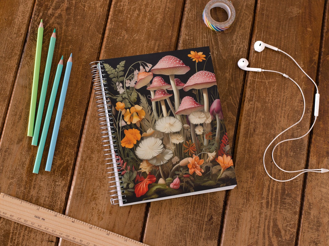 Spiral Notebook Cottagecore, Fairycore Design Notebook, Poetry Journal ...